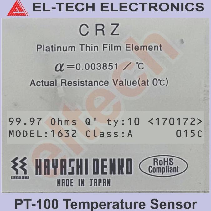 Jual PT-100 PT100 PT 100 ohm Sensor Temperature Suhu elt3ch Berkualitas ...