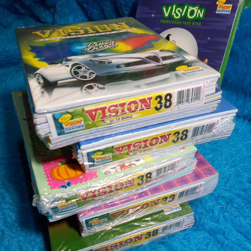 Jual BUKU TULIS VISION 38 ISI 10 BUKU | Shopee Indonesia