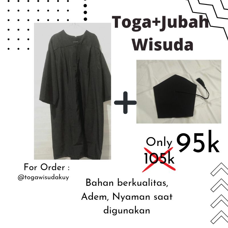 Jual [READY] Paket Atribut Wisuda/ Toga dan Jubah Polos | Shopee Indonesia