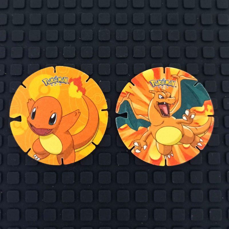 Jual Set Tazos Tajos Pokemon Coin Koin Chiki Balls Charmander Charizard ...