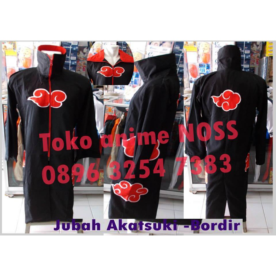 Jual Jubah Akatsuki Team anime Naruto Cosplay | Shopee Indonesia