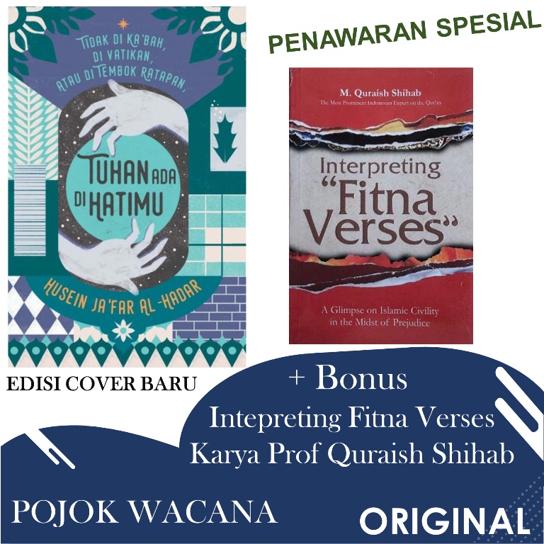 Jual Buku Original Tuhan Ada Di Hatimu Husein Jafar Al Hadar Shopee