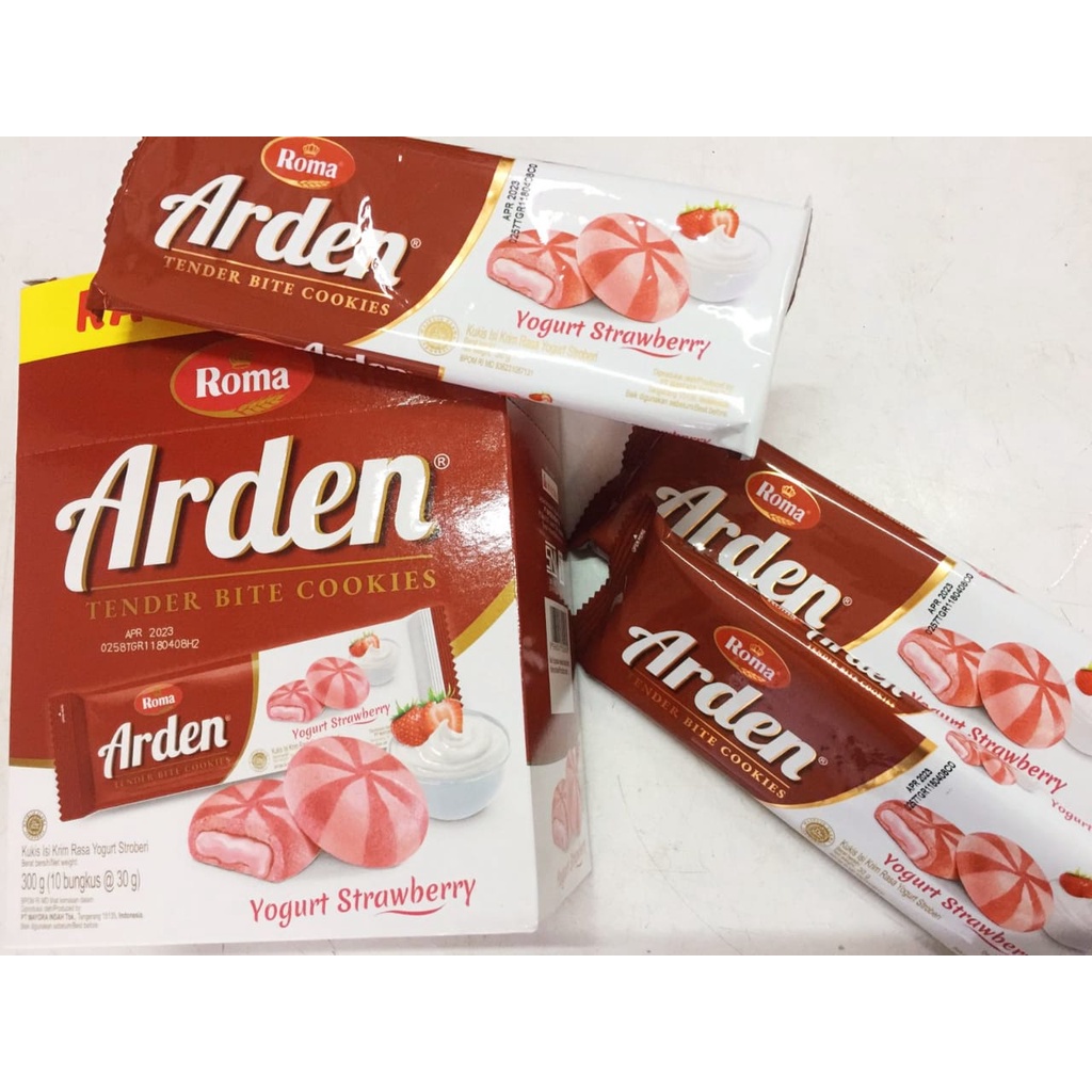 Jual Roma Arden Tender Bite Cookies Kukis isi Krim - Pilih Varian Rasa ...