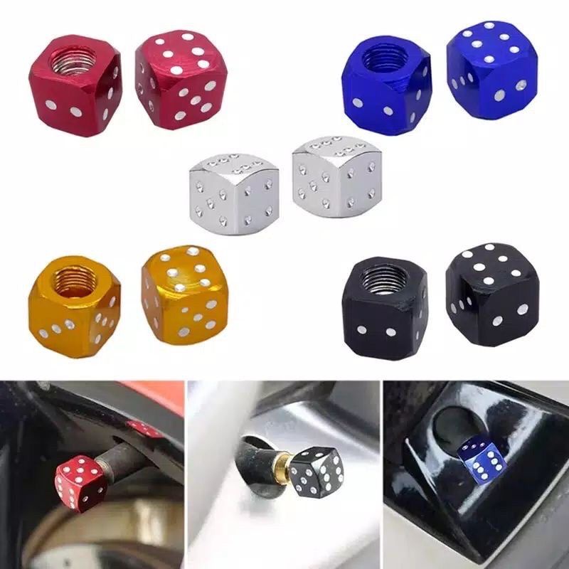 Jual Tutup Pentil Model DaDu Sepeda, Motor, Mobil Universal ( Harga ...