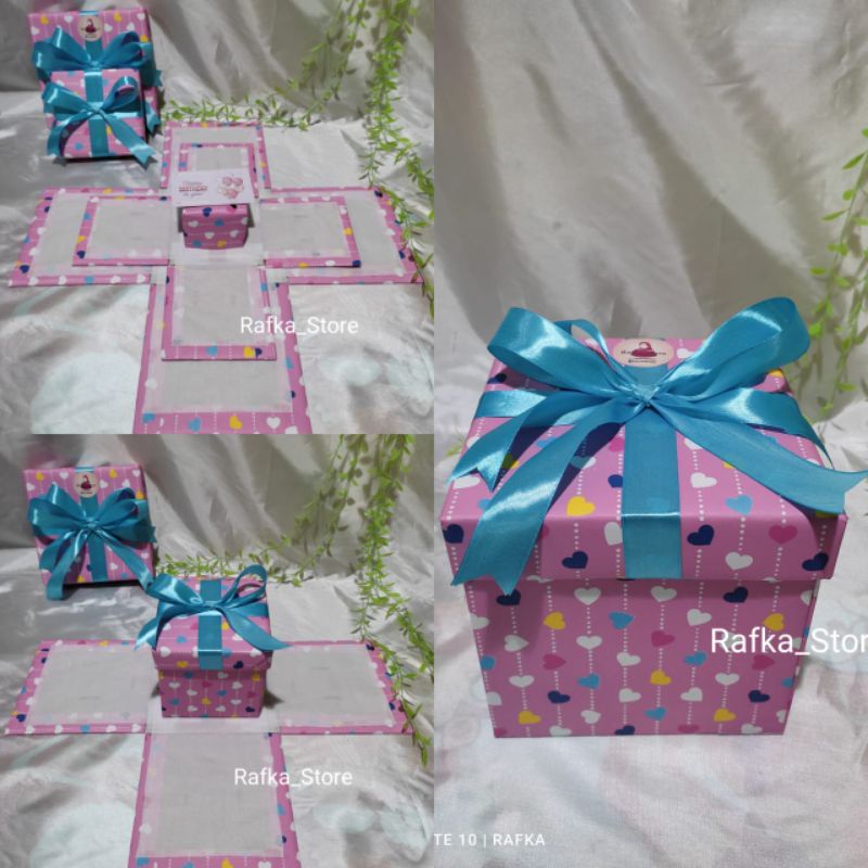 Jual SNACK BOX SURPRISE 2 TINGKAT/ BOX SAJA TANPA JAJAN/ HADIAH ULTAH ...