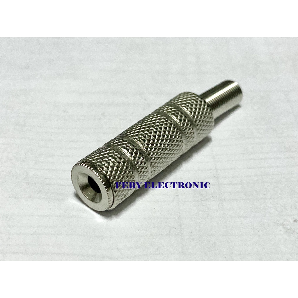 Jual Cover mini 3,5mm stereo besi jack mini stereo female | Shopee ...