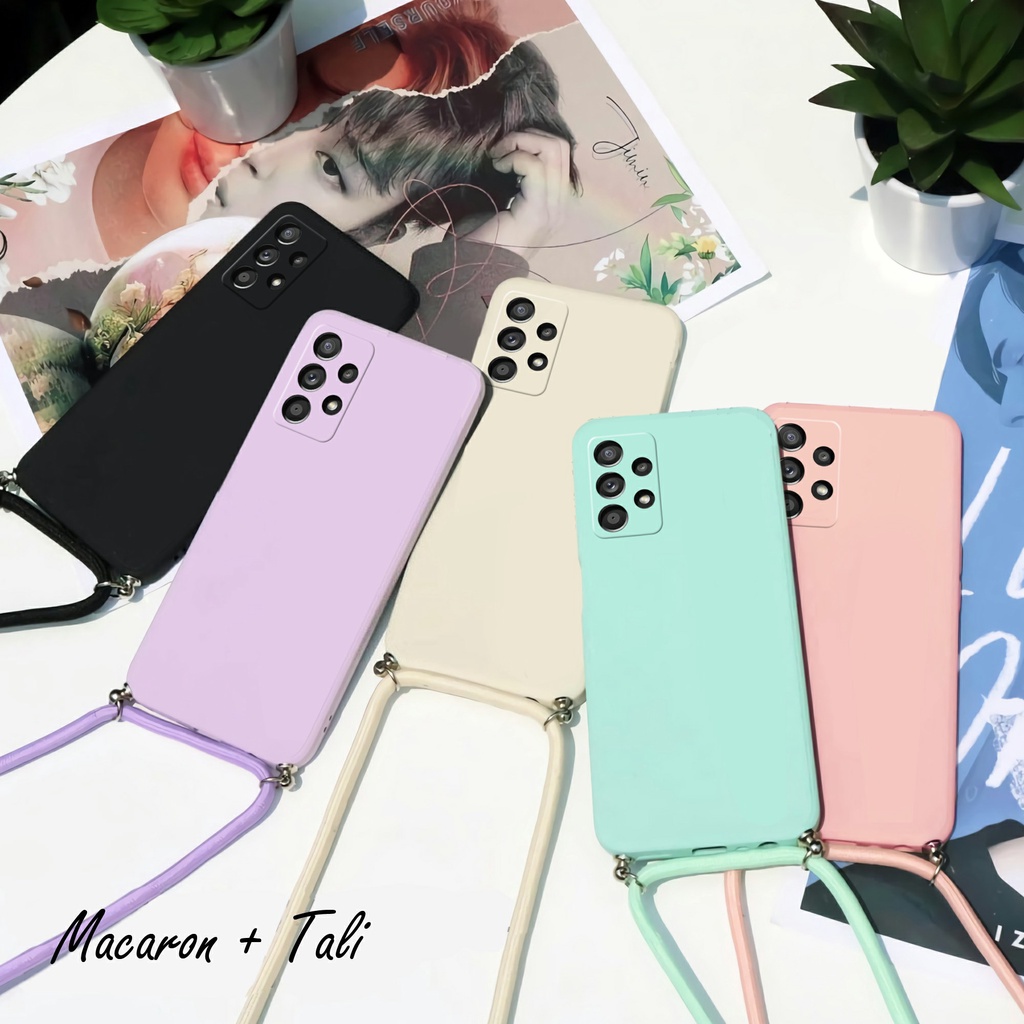 Jual Sling Case Macaron Softcase Tali Polos Samsung Samsung A16 A15 A14 M14 A13 A23 A54 A53 A23 ...