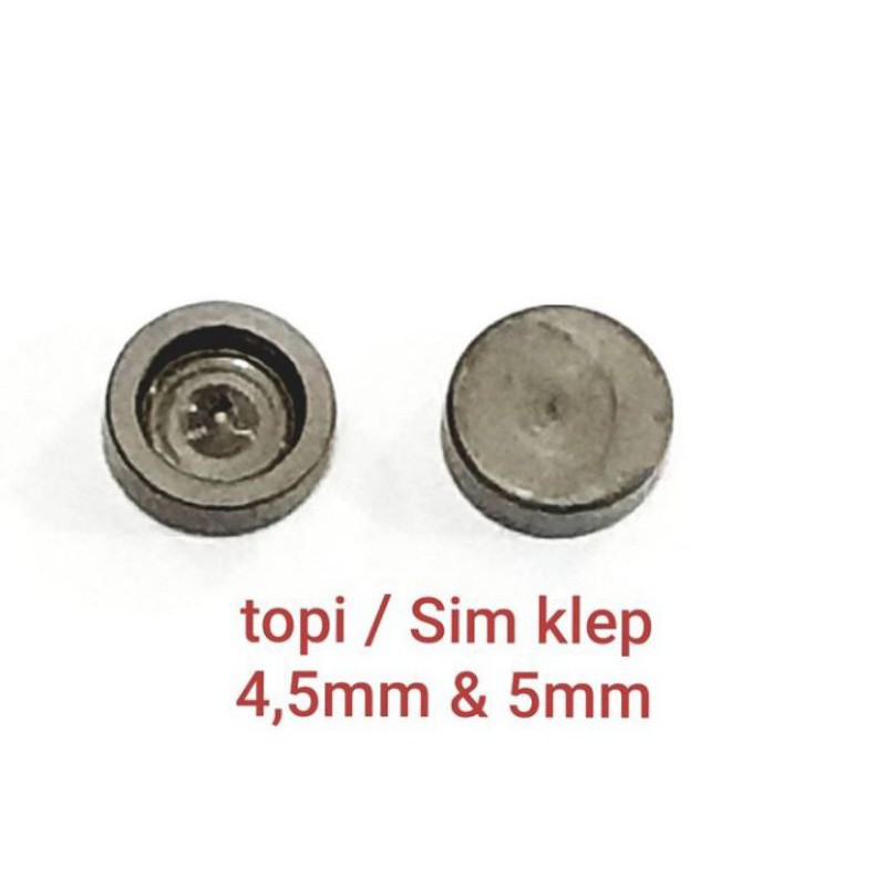 Jual TOPI SIM KLEP 4,5MM 5MM SATUAN VALVE CAP BATANG 4,5 MM DAN 5 MM ... Jual TOPI SIM KLEP 4,5MM 5MM SATUAN VALVE CAP BATANG 4,5 MM DAN 5 MM ...