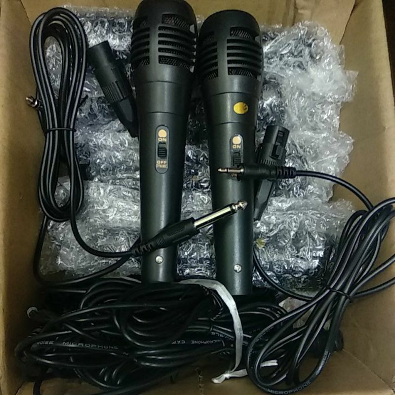 Jual Mic Karaoke Kabel Colokan Besar dan Kecil | Shopee Indonesia