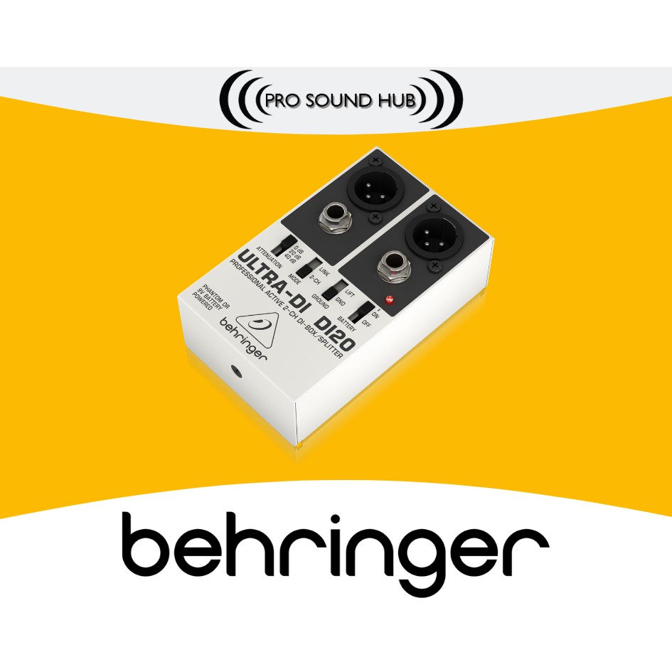 Jual Behringer DI20 DI-20 DI 20 DI Box Aktif Direct Injection Box 2 ...