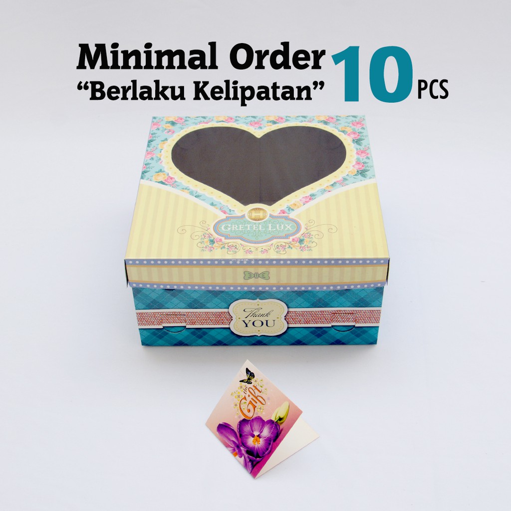 Jual Dus Box Kue Tart / Dus Box Kue / Gretel Lux Ukuran 20 x 20 x 10 cm ...
