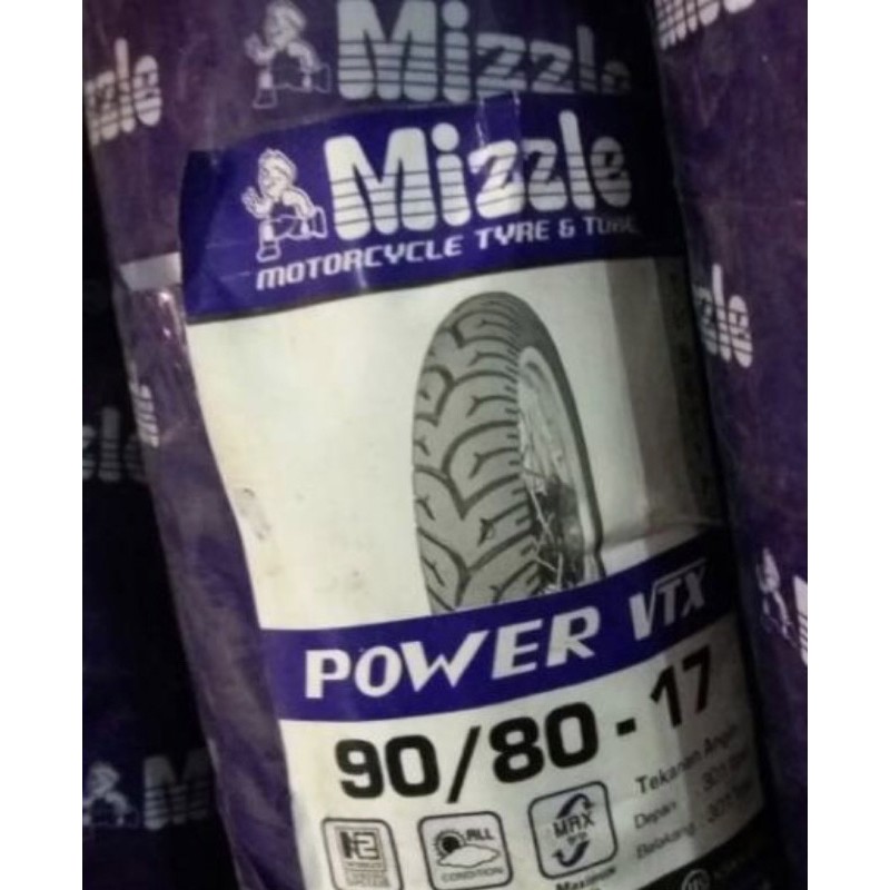 Jual Ban Motor Mizzle Power VTX 90/80 Ring 17, Tube Type | Shopee Indonesia