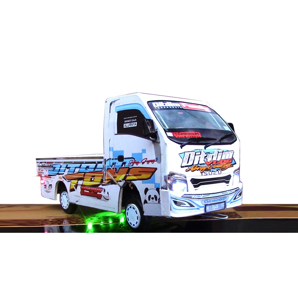 Jual Miniatur truk Traga DITDIM full mboys | Shopee Indonesia