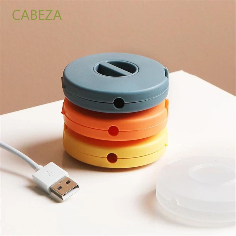 Jual Portable Round USB Cable Winder,Small Cable Organizer Rotatable ...