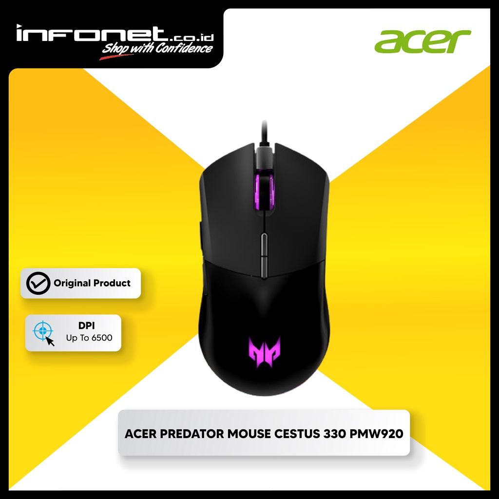 Jual Acer Predator Mouse Cestus 330 Pmw920 | Shopee Indonesia