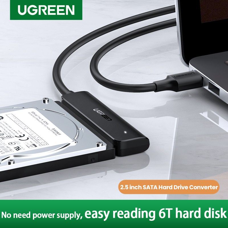 Jual UGREEN Kabel USB 3.0 to SATA Hard Disk HDD / SSD 2,5" Adapter ...
