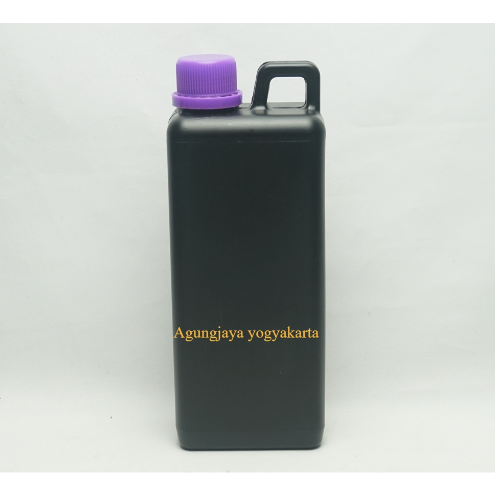 Jual Jerigen 1 L Kotak Hitam HDPE 77 g Tutup Warna /A | Shopee Indonesia