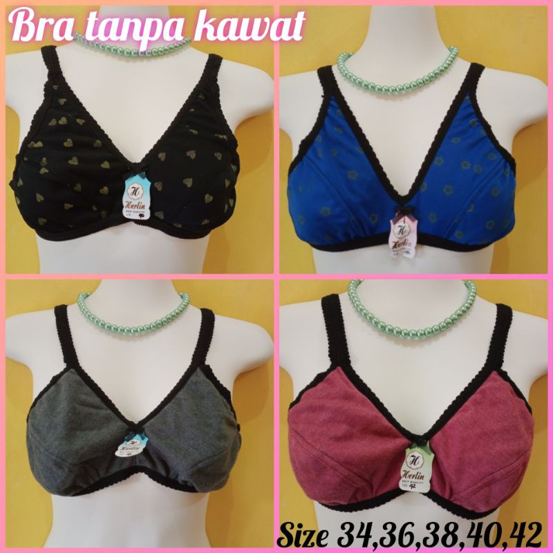 Jual Bra tanpa kawat dan tanpa busa murah | Shopee Indonesia