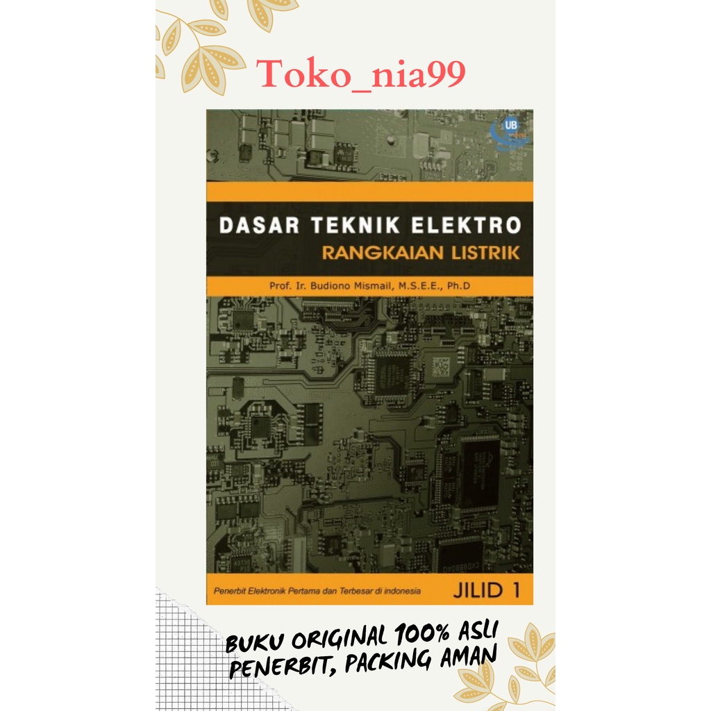 Jual Dasar Teknik Elektro I: Rangkaian Listrik ORI UB PRESS | Shopee ...