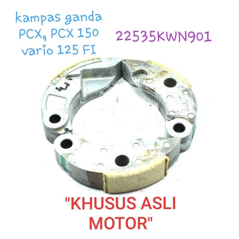 Jual AHM KAMPAS GANDA, KAMPAS KOPLING GANDA,WEIGHT SET CLUTCH, ORIGINAL, PCX, PCX150, VARIO ...