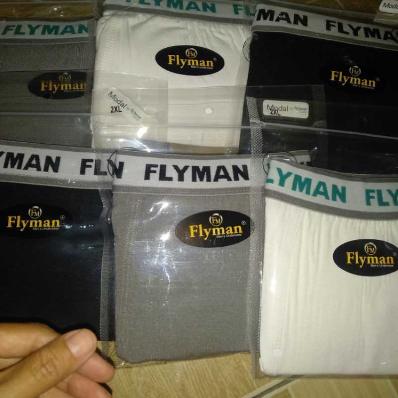 Jual boxer pria flyman paket 6pcs | Shopee Indonesia