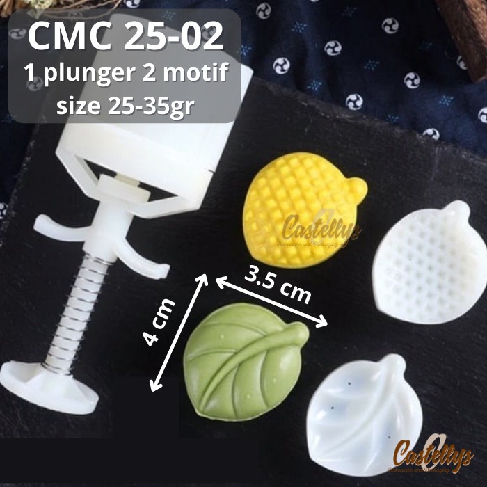 Jual Cetakan Mooncake Daun 25gr CMC 252-02 Nastar Kue Kering Mochi Kue ...