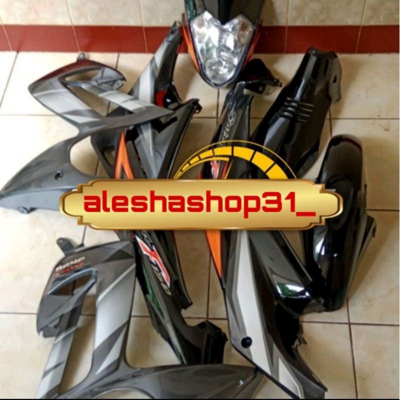 Jual Cover Full Body Body Full Satria Fu Lama Thailand Hitam Abu Abu ...
