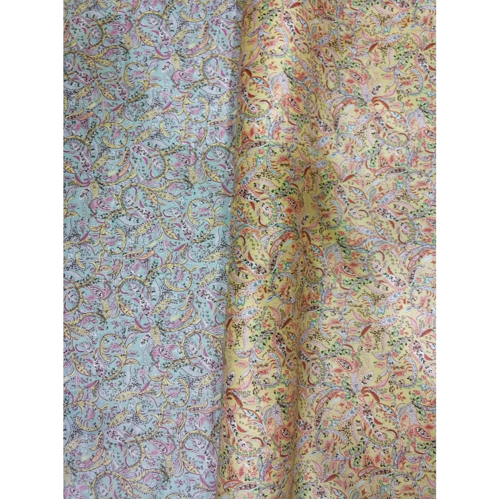 Jual KAIN KATUN JEPANG MOTIF DAUN PARSLEY 0,5 METER ORIGINAL PREMIUM ...