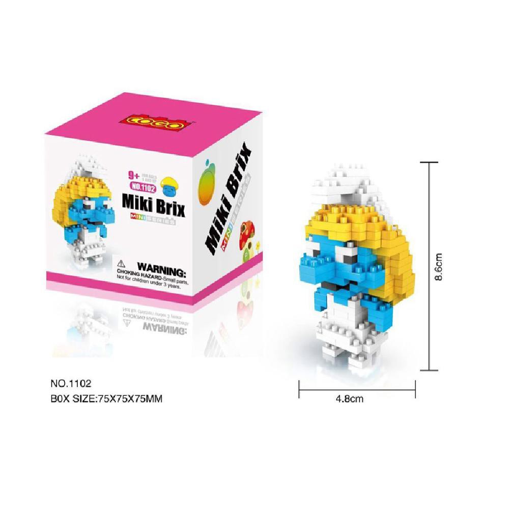 Jual NANO BLOCK BRICKS BRICKS COGO 1102 SMURFETTE | Shopee Indonesia