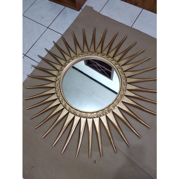 Jual Pigura Landak Figura Frame Cermin Hias Jati Landak Bunga Matahari ...