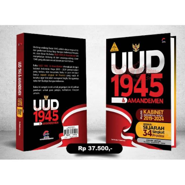 Jual UUD 1945 Amandemen kabinet indonesia maju 2019-2024 | Shopee Indonesia