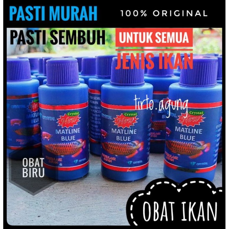 Jual Obat biru ikan hias METHYLENE BLUE TOPKA VIVIAN White Spot stres Jamur | Shopee Indonesia