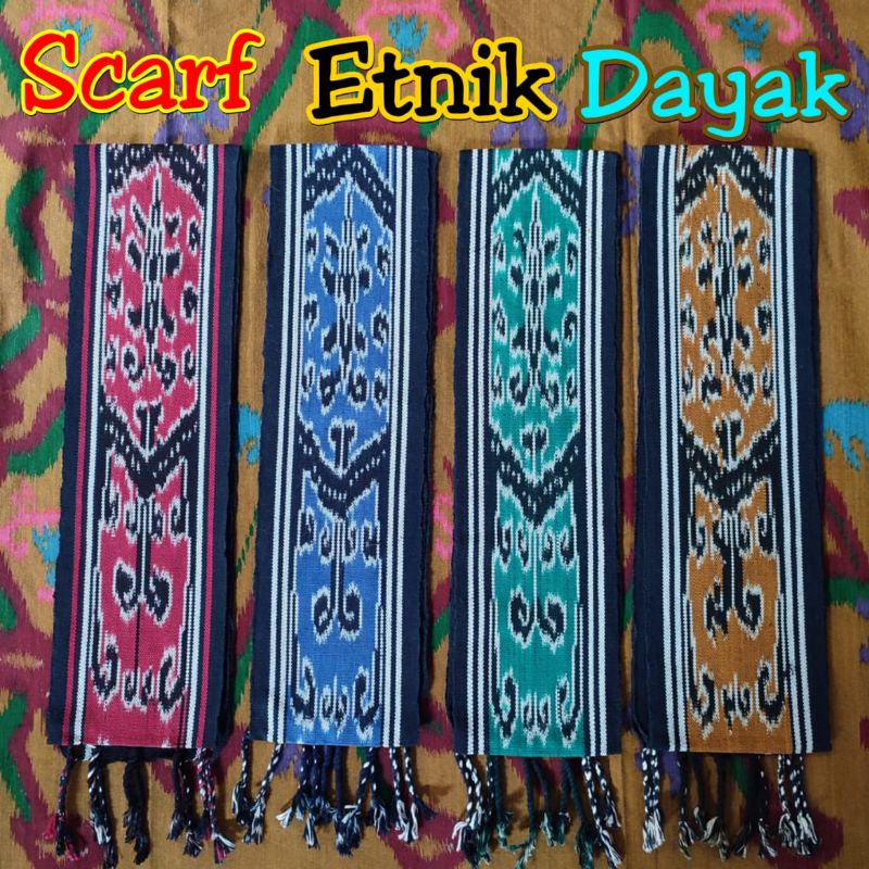 Jual Syal Etnik Dayak Kalimantan | Shopee Indonesia