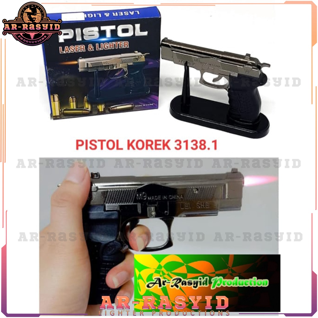 Jual Korek Api Bara Gas Pistol Laser 936 Black 3138-1 | Shopee Indonesia
