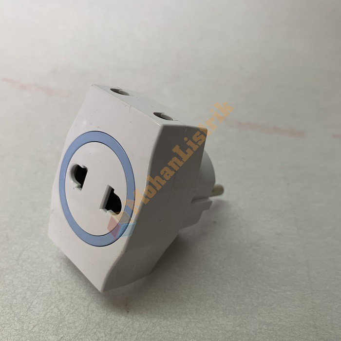 Jual Steker Colokan T VISICOM 3 Lubang Universal Steker Serbaguna 10A ...