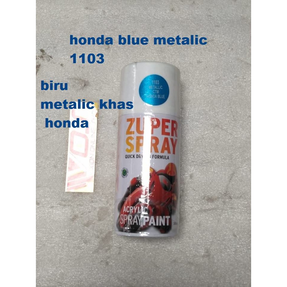 Jual CAT KALENG SEMPROT PYLOX MERK RJ 300CC HONDA BIRU METALIC | Shopee ...