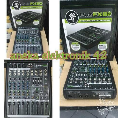 Jual MANTAF MIXER AUDIO MACKIE PRO FX 8 V2 ORIGINAL (8 chanel) | Shopee ...
