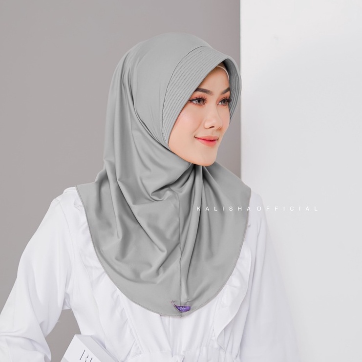 Jual Kalisha - Kerudung Sporty Bergo Hamidah Jilbab Sport Jilbab Instan Ukuran S M L Sporty ...
