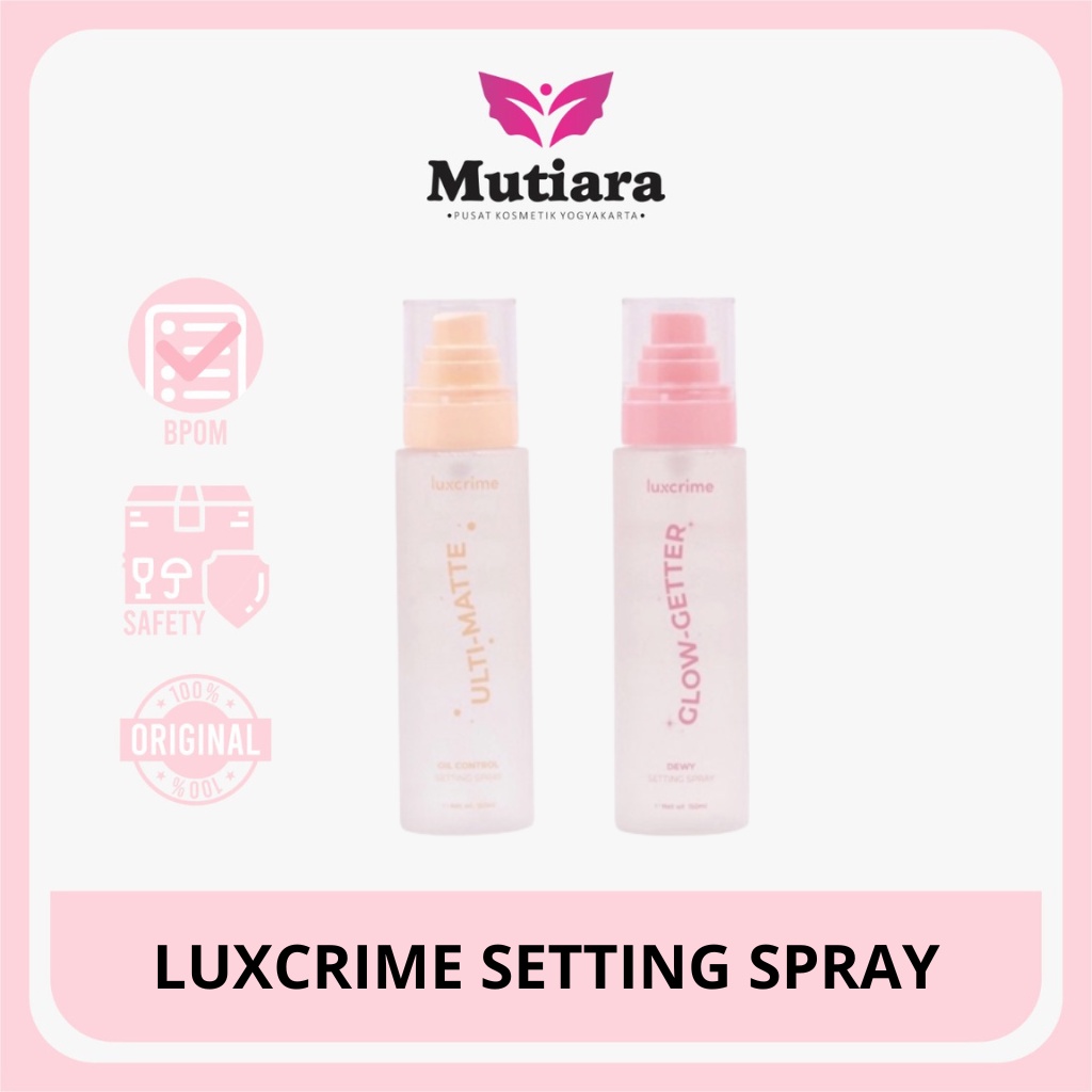 Jual LUXCRIME SETTING SPRAY 50ML/150ML | Shopee Indonesia