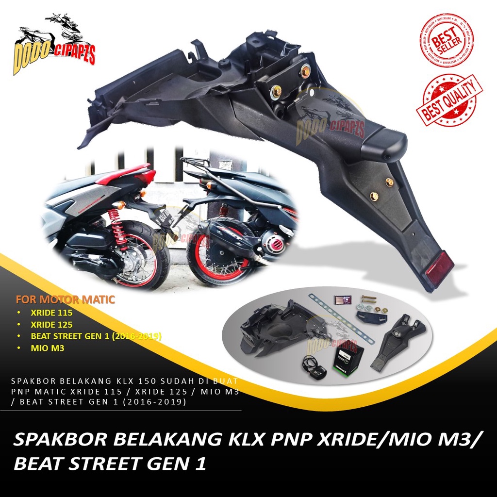 Jual SPAKBOR BELAKANG KLX PNP MATIC / SPAKBOR BELAKANG KLX PNP XRIDE ...