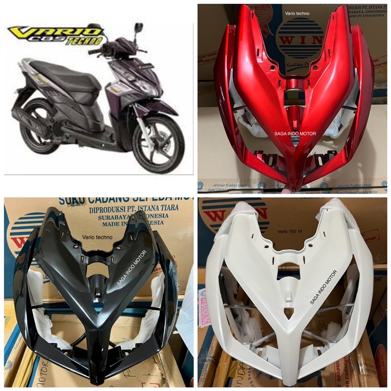 Jual Tameng Panel Depan Besar Vario Techno CBS 110 all Varian | Shopee ...