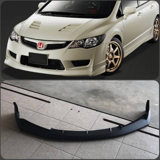 Jual Front lip lips bumper depan Type R Honda Civic FD1 FD2 facelift ...