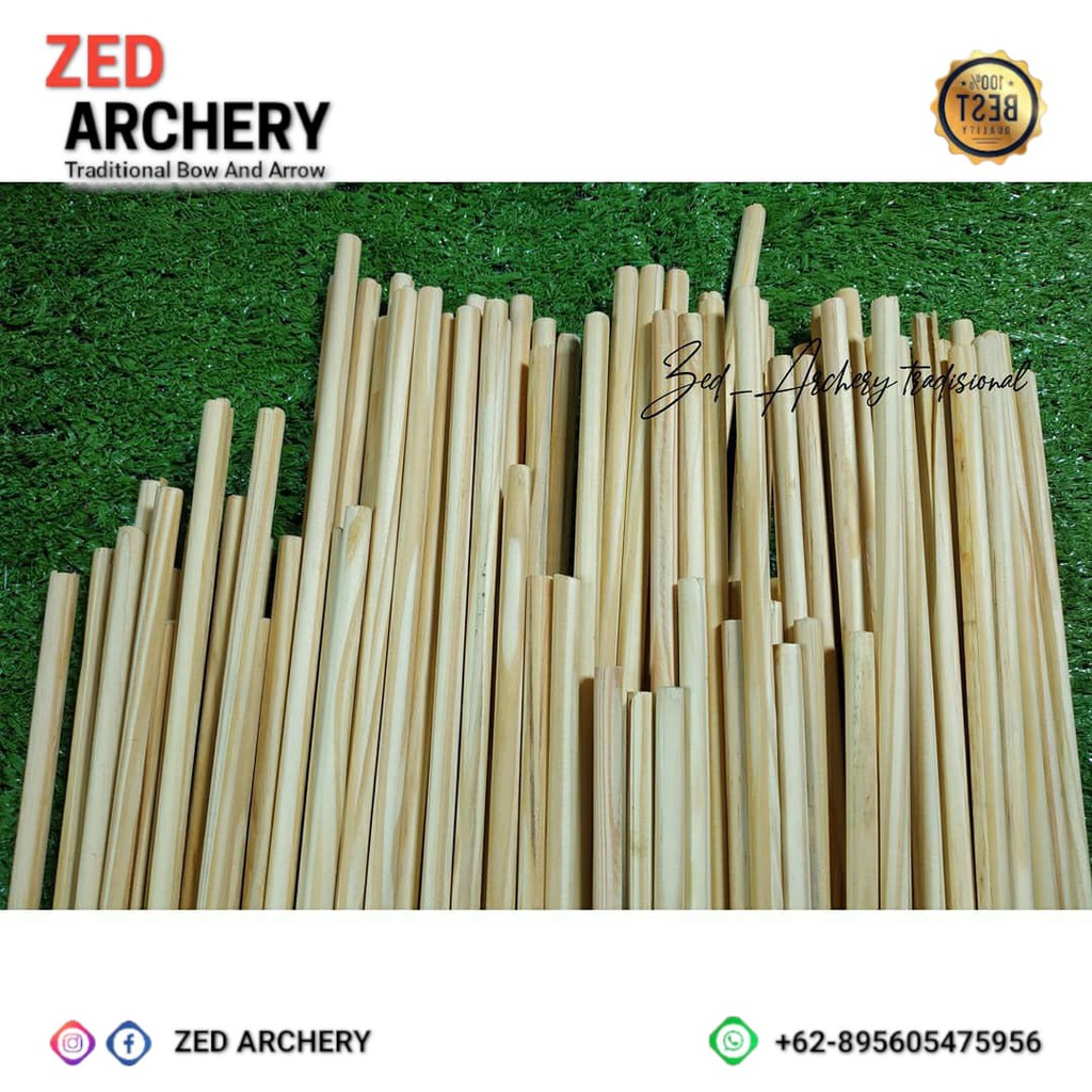 Jual Shaft Spruce/Kayu Spruce/Bahan Arrow Spruce/Shaft Sprucenz(NEW ...