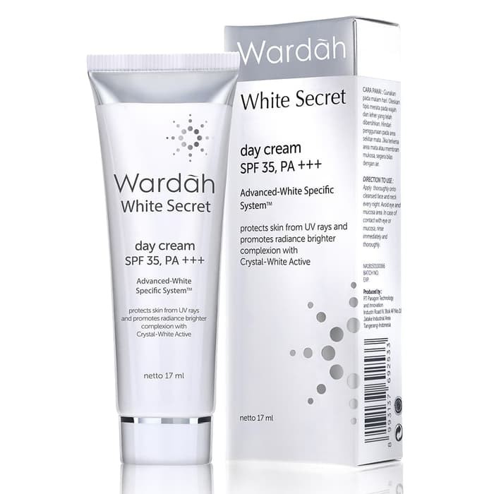Jual Wardah White Secret Day Cream SPF 35 PA++ 17 Ml | Shopee Indonesia