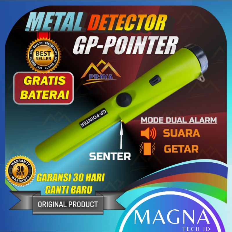 Jual GP Pointer S Metal Detektor Detector Alat Deteksi Logam Emas Metal ...