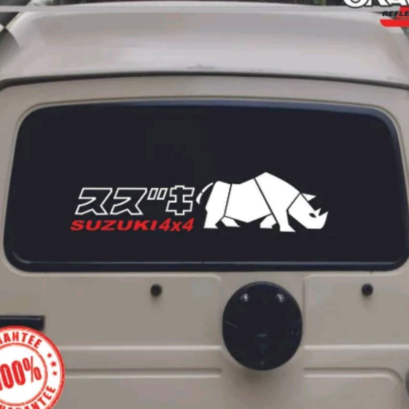 Jual Stiker Suzuki Badak Jimny 4x4 Off Road Cutting Sticker Body Mobil ...