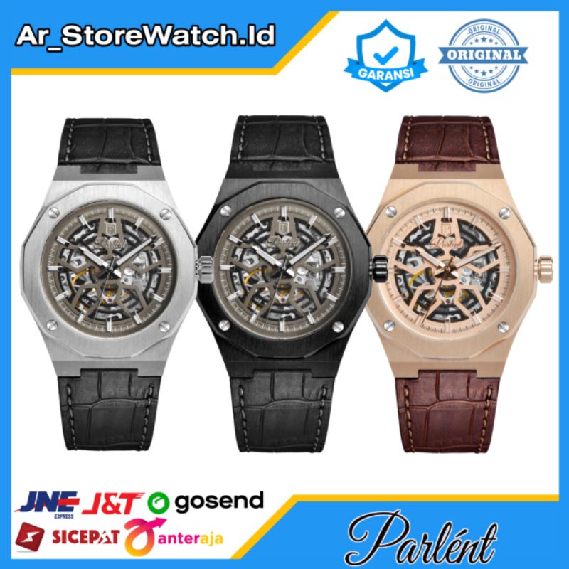 Jual Jam Tangan Pria Automatic Parlent Aragon Prime Original Parlent ...