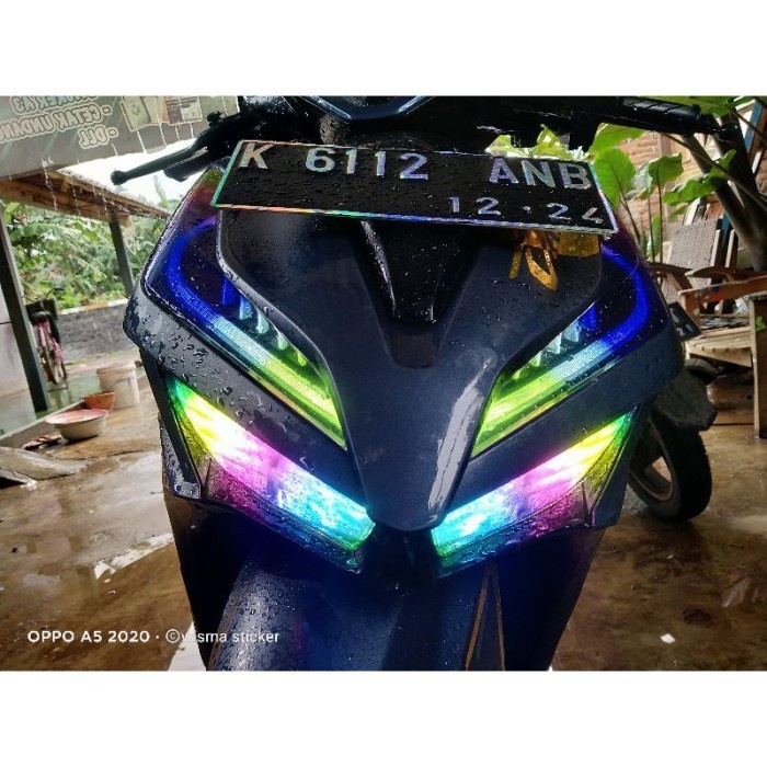 Jual Stiker Sticker Lampu+Alis Vario 150 RGB / Stiker Lampu | Shopee ...