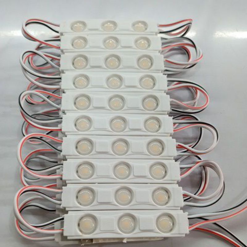 Jual lampu led modul samsung 3 mata DC 12 V 1.5W warm white (putih ...