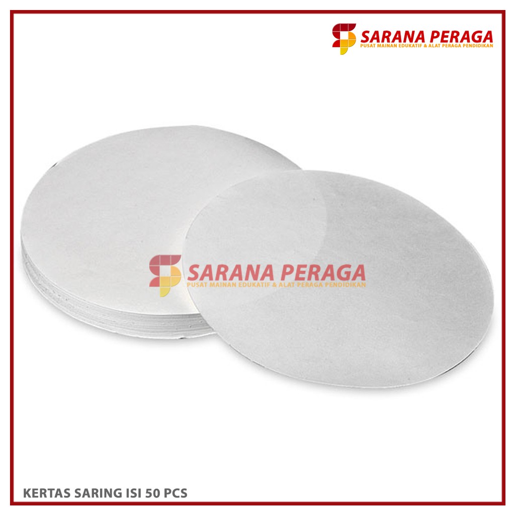 Jual SaranaPeraga - Kertas Saring Isi 50 pcs - Alat Peraga Kimia ...